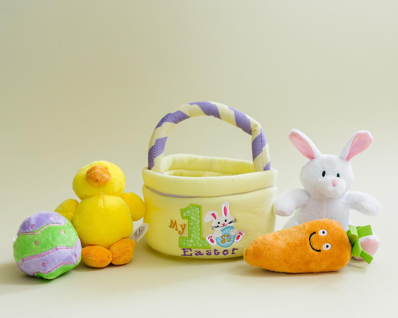 Genius Baby Toys My First Easter Basket for Baby ft Bunny Rabbit, Chick, Carrot and Easter Egg