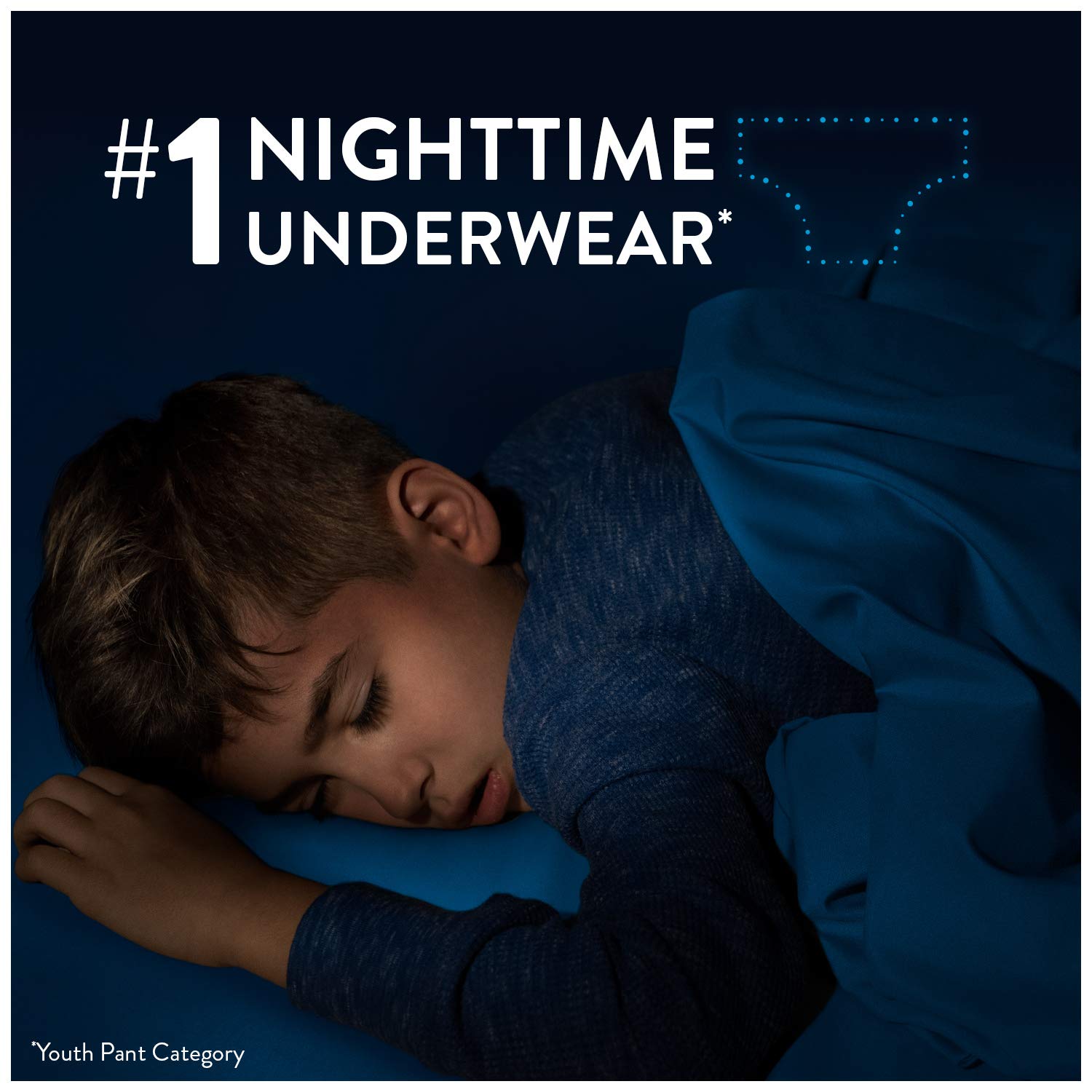 Goodnites, Boys Bedwetting Underwear, Small/Medium, 32 Count