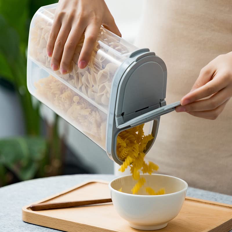 Genérico Storage Containers,Airtight Best Food Storage Containers and Removable partition Design,Storage Jars for transparent gray