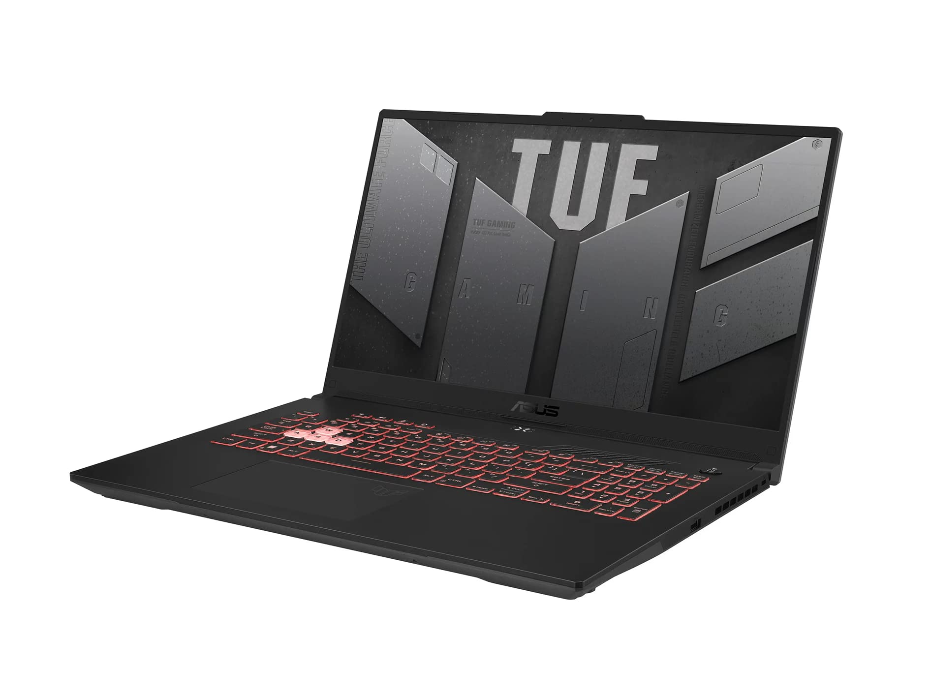 ASUS 2021 TUF A17 17.3" FHD 144Hz Gaming Laptop, AMD Ryzen 7-6800H Processor, 16GB DDR5 RAM, 512GB PCIe SSD, Backlit Keyboard, GeForce RTX 3060 6G DDR6, HD Webcam, Windows 11, Gray, 32GB USB Card
