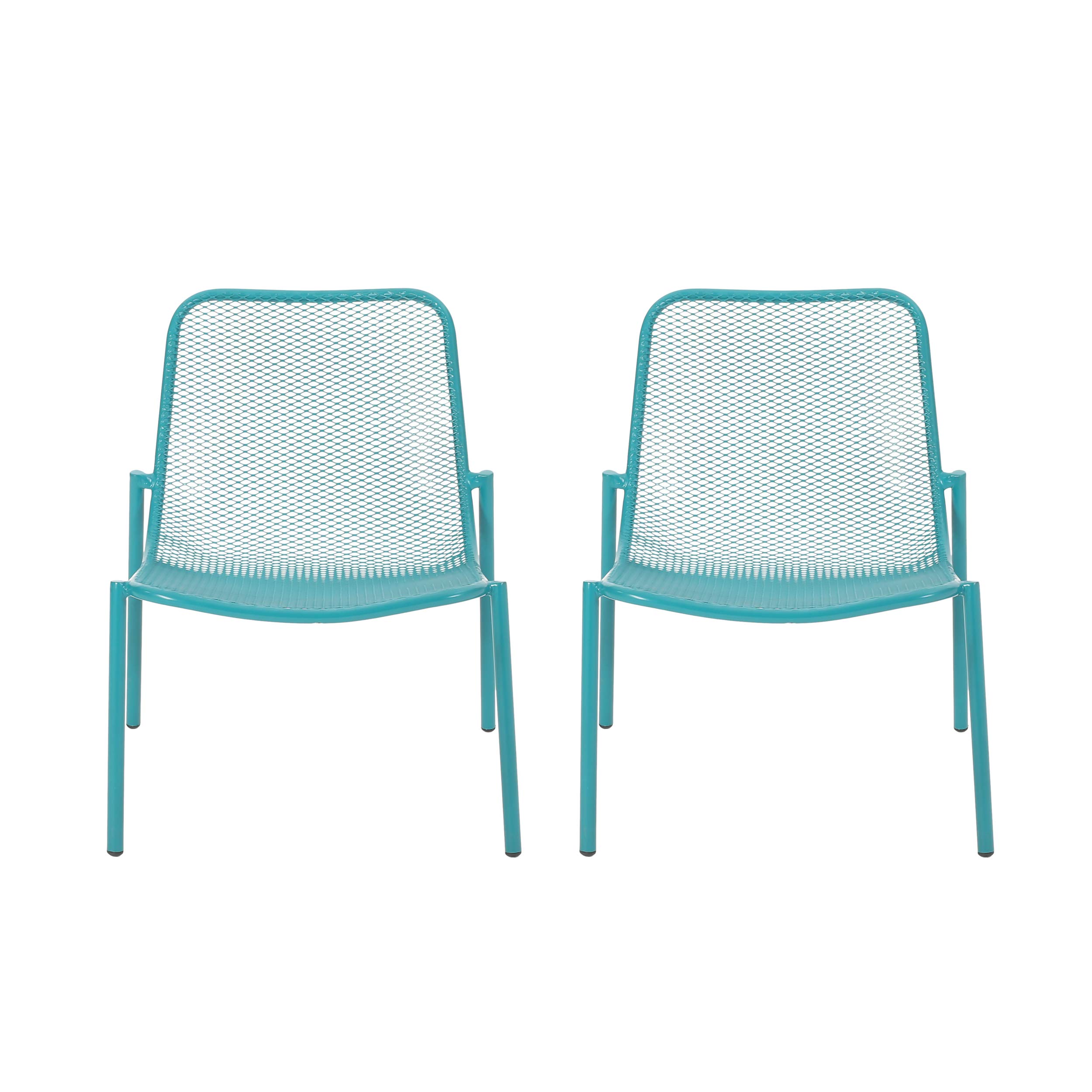 Christopher Knight Home Bucknell Outdoor Modern Dining Chair (Set of 2), Matte White