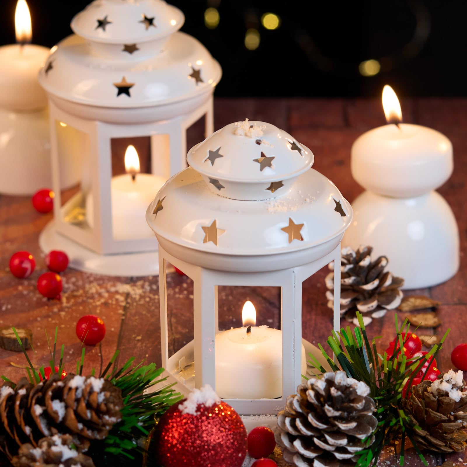 Capaniel 3 inch White Floating Candles, 48 Packs Unscented Floating Candles for Centerpieces-10 Hours Burn Time-3β Floating Tealight Candles for Cylinder Vases, Pool, Wedding, Party, Valentine's Day