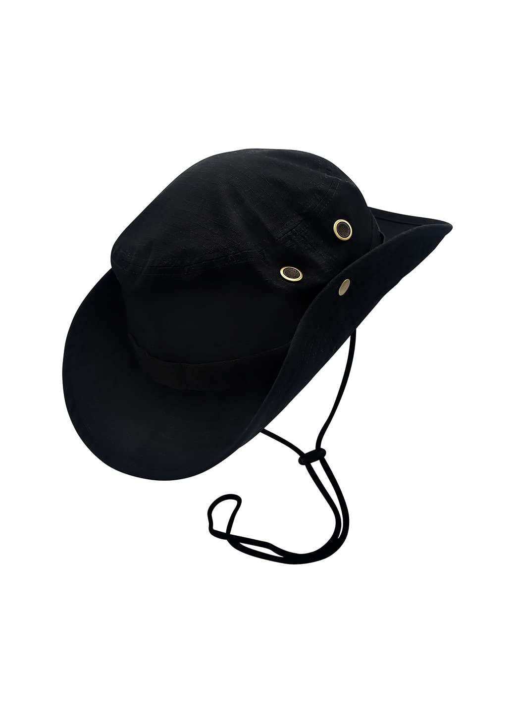 Avalanche Bucket Hat Foldable Fishing Boonie Hat with Neck Flap Neck Shield Khaki