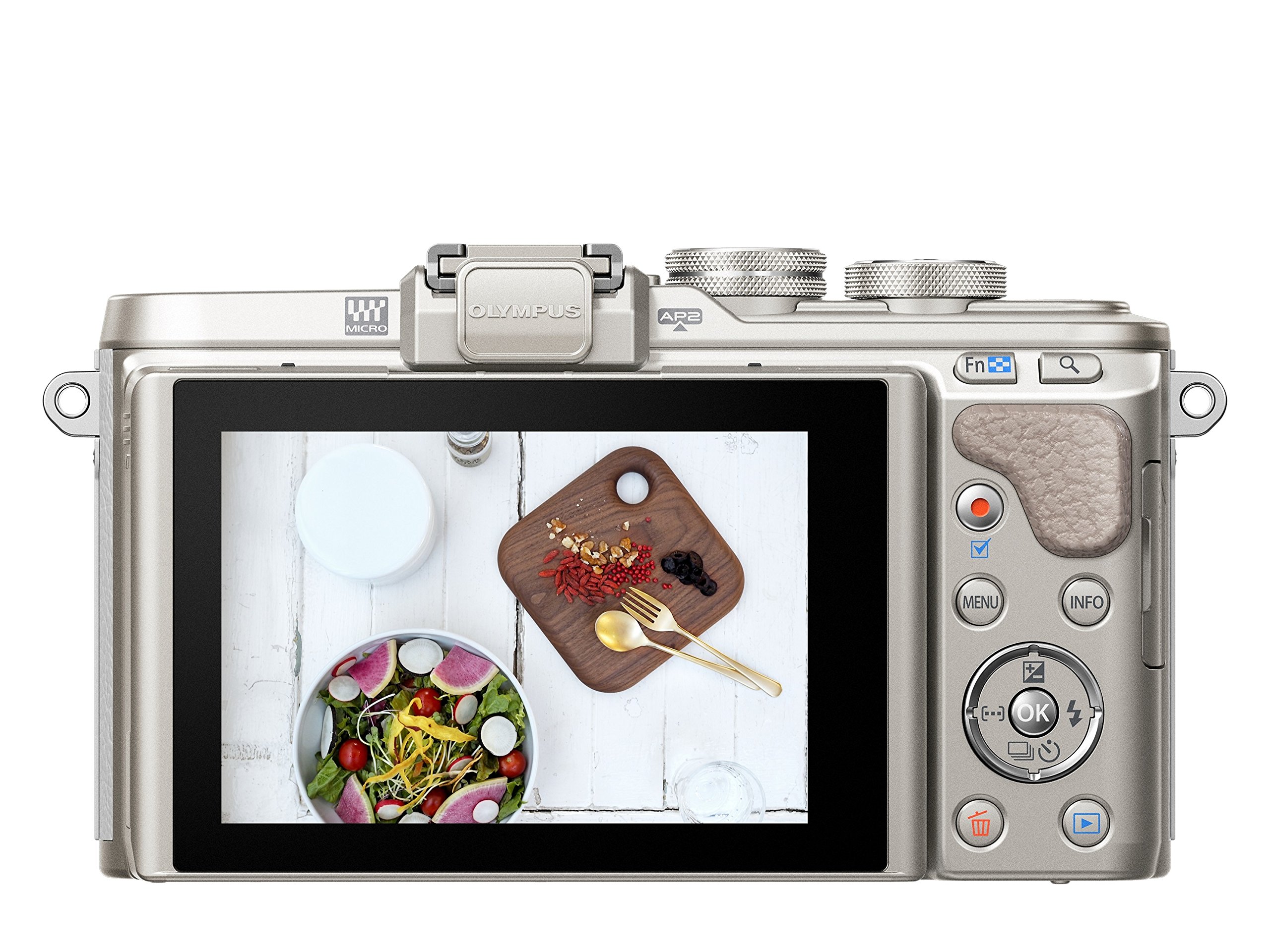 OLYMPUS Mirrorless Single - Lens Reflex Camera E - PL8 EZ, whites