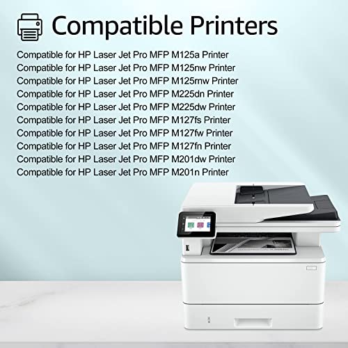 greencycle Compatible for HP 83A CF283A Toner Cartridge Replacement for Laserjet Pro MFP M125a M201dw M127fp M126nw Printer (Black,10 Pack)
