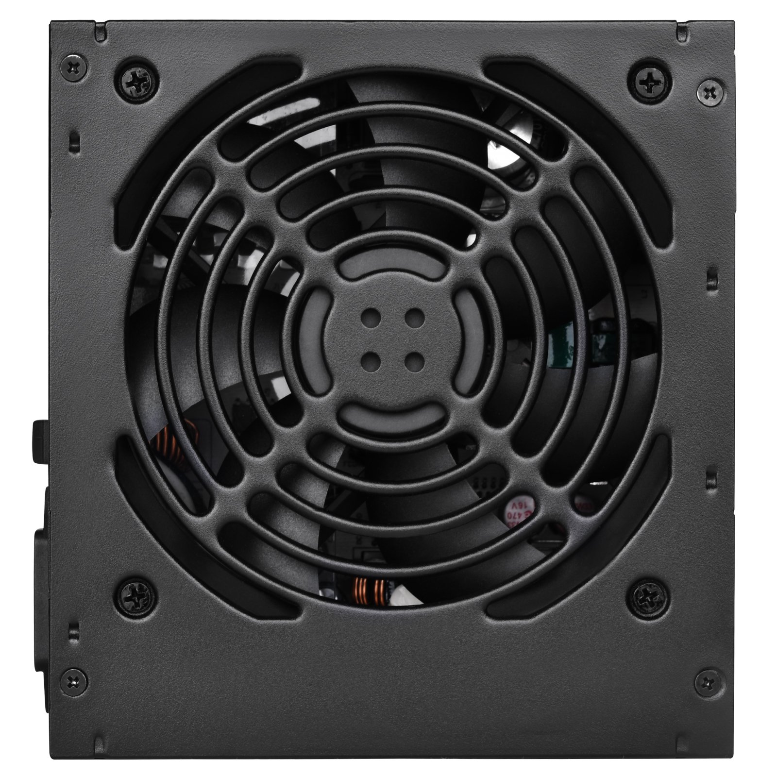SilverStone Tek 550W 80 Plus Gold Fixed Cable Power Supply with Flat Black Cables and Quiet Fan Curve SST-ET550-G