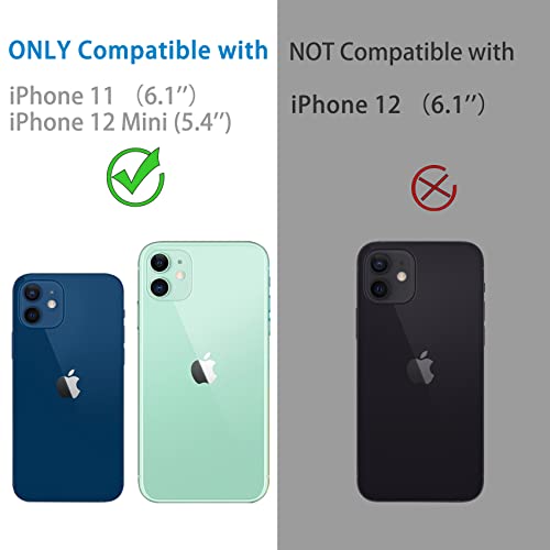 Dengduoduo 【3 Pack】 Camera Lens Protector for iPhone 11 & iPhone 12 Mini, Ultra HD, Tempered Glass, 9H Hardness, Anti-Scratch, Case Friendly, Easy to Install [No Affect on Night Shots]