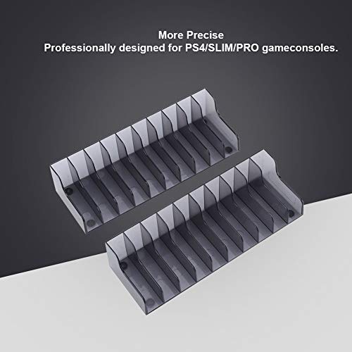 Raguso Game Card Box, CD Storage Bracket Waterproof More Precise for/Slim/PRO for Pro Game Consoles