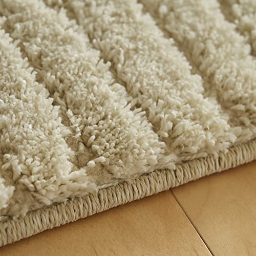 Mohawk Home Vado Modern Contemporary Geometric Sand 2' x 5' Area Rug Perfect for Living Room, Dining Room, Office