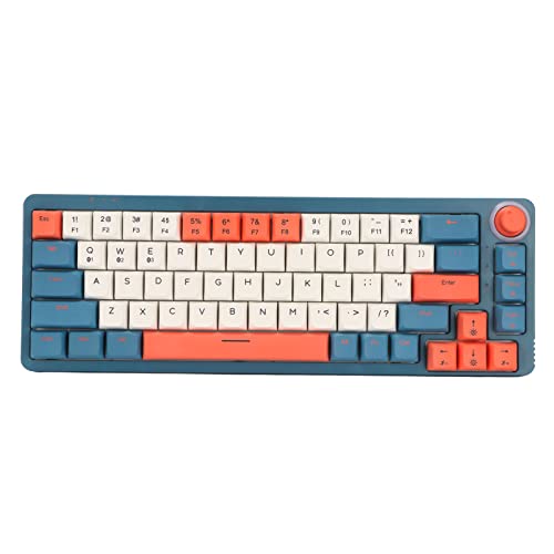 Bannt Mechanical Gaming Keyboard, PBT XDA Keycaps, Multifunctional, Comfortable, Touch, Blue LK67, Triple Mode, Connection, Gaming Keyboard, Home Stylish for Daily Use