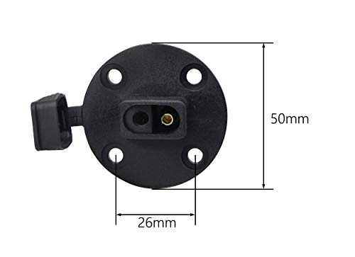 CERRXIAN 60cm 10 AWG SAE to SAE 2 Pin Quick Disconnect with Cap Power Automotive Panel Extension Cable with Screw Holes for Solar Panels Battrey