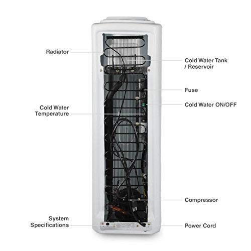 Brio CL505 Cook and Cold Top Load Water Dispenser Cooler - Essential Series