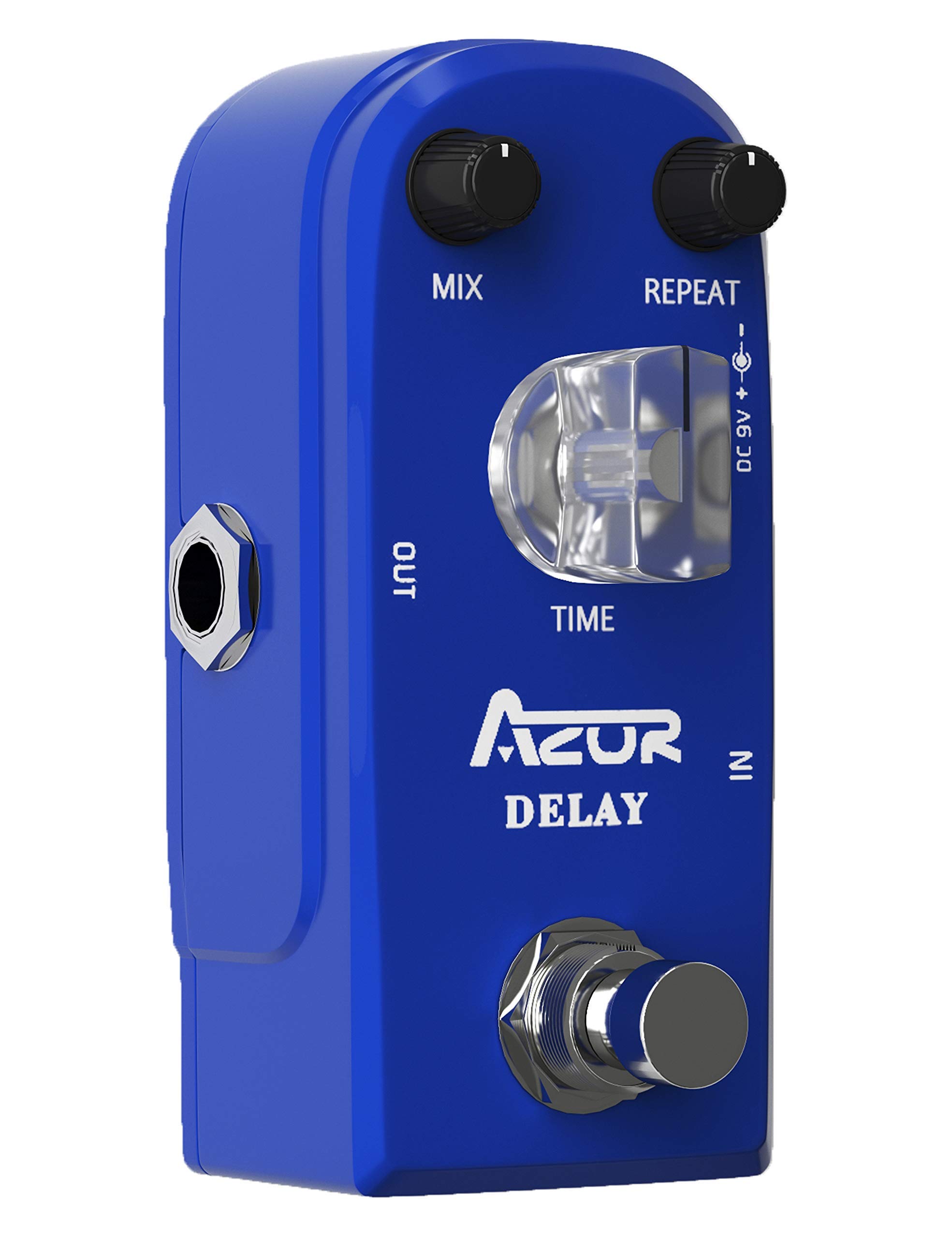 AZOR Reverb Pedal with Delay Guitar Effect Pedal.Reverb Delay Effect Pedal Spring Reverb Vintage Delay