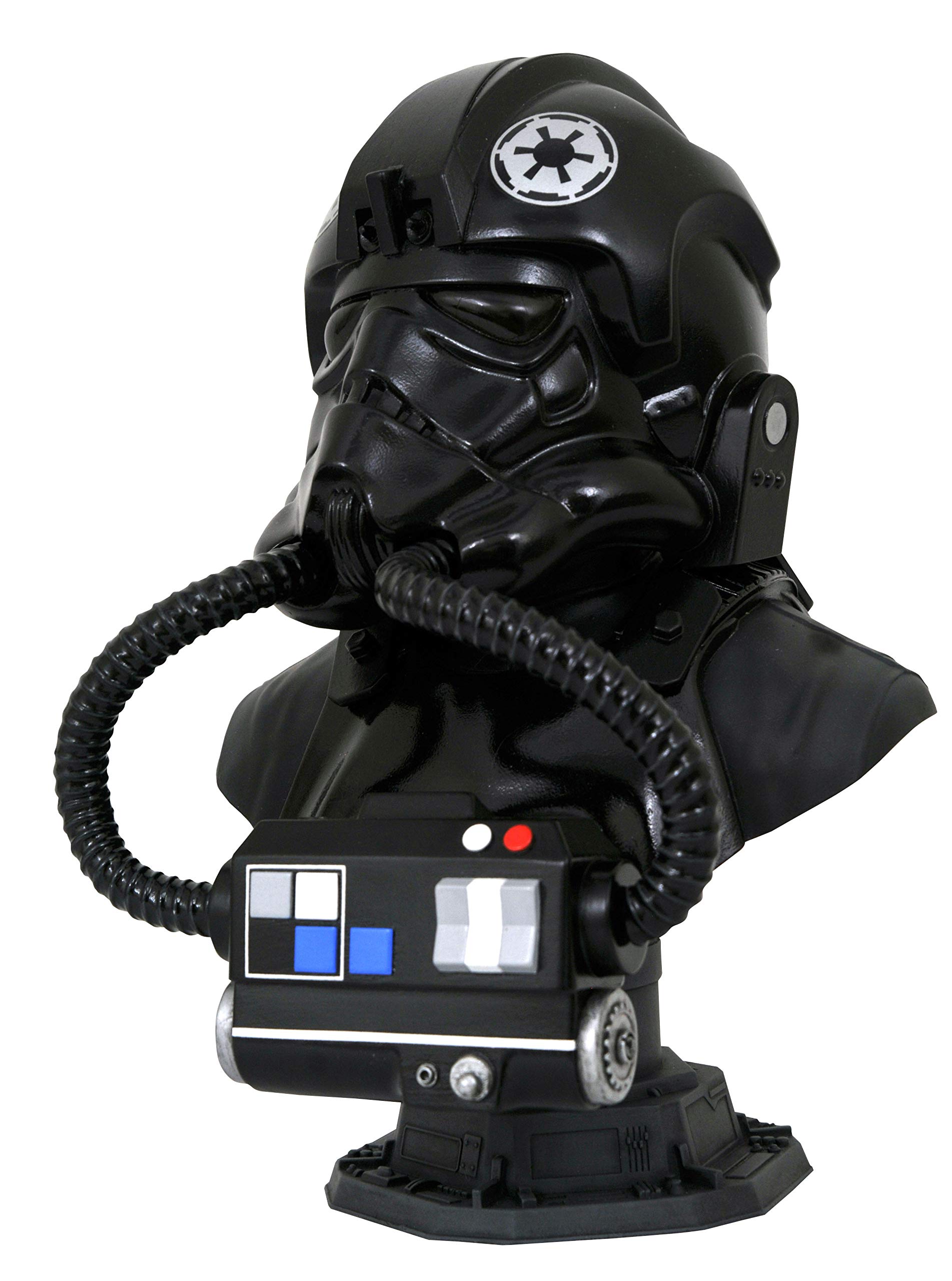 Diamond Select Toys Star Wars: Tie Fighter Pilot Legends in 3-Dimensions 1:2 Scale Bust, Multicolor, 10 inches