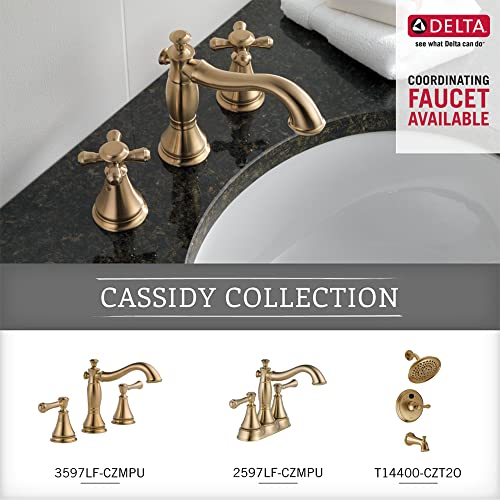 Delta Faucet 79746-CZ Cassidy Wall Mounted Towel Ring in Champagne Bronze, Bathroom Accessories