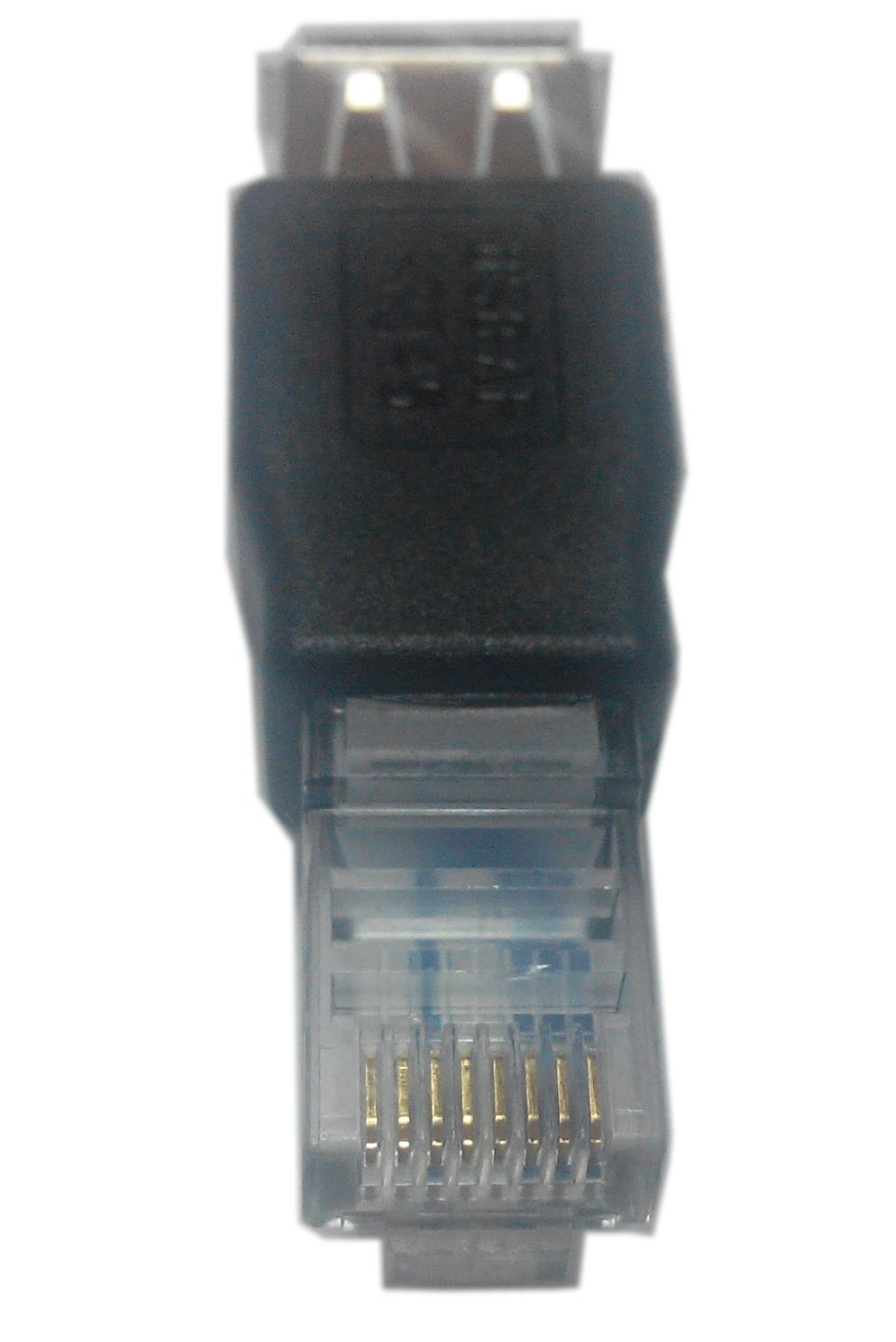 SinLoon(2-Pack AF-RJ45 USB to USB Female to AF-8P8C Connector Crystal USB,USB Transfer Network Plug