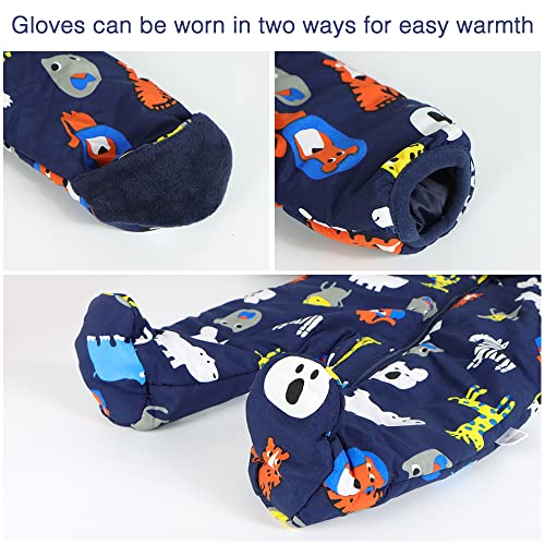 DDY Baby Girl Boy Hooded Romper Snowsuit with Booties Jumpsuit Infant Onesie Winter Outfits Jacket 6-9 Months