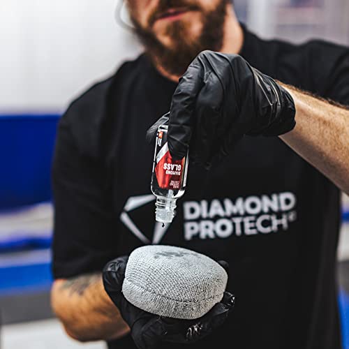 Diamond ProTech β Diamond Glass β Lasting Glass Protection; 12 Month Hydrophobic Protection; Effortless, Single-Layer Application; Nanodiamond Coating; Smooth Finish (30 milliliters)