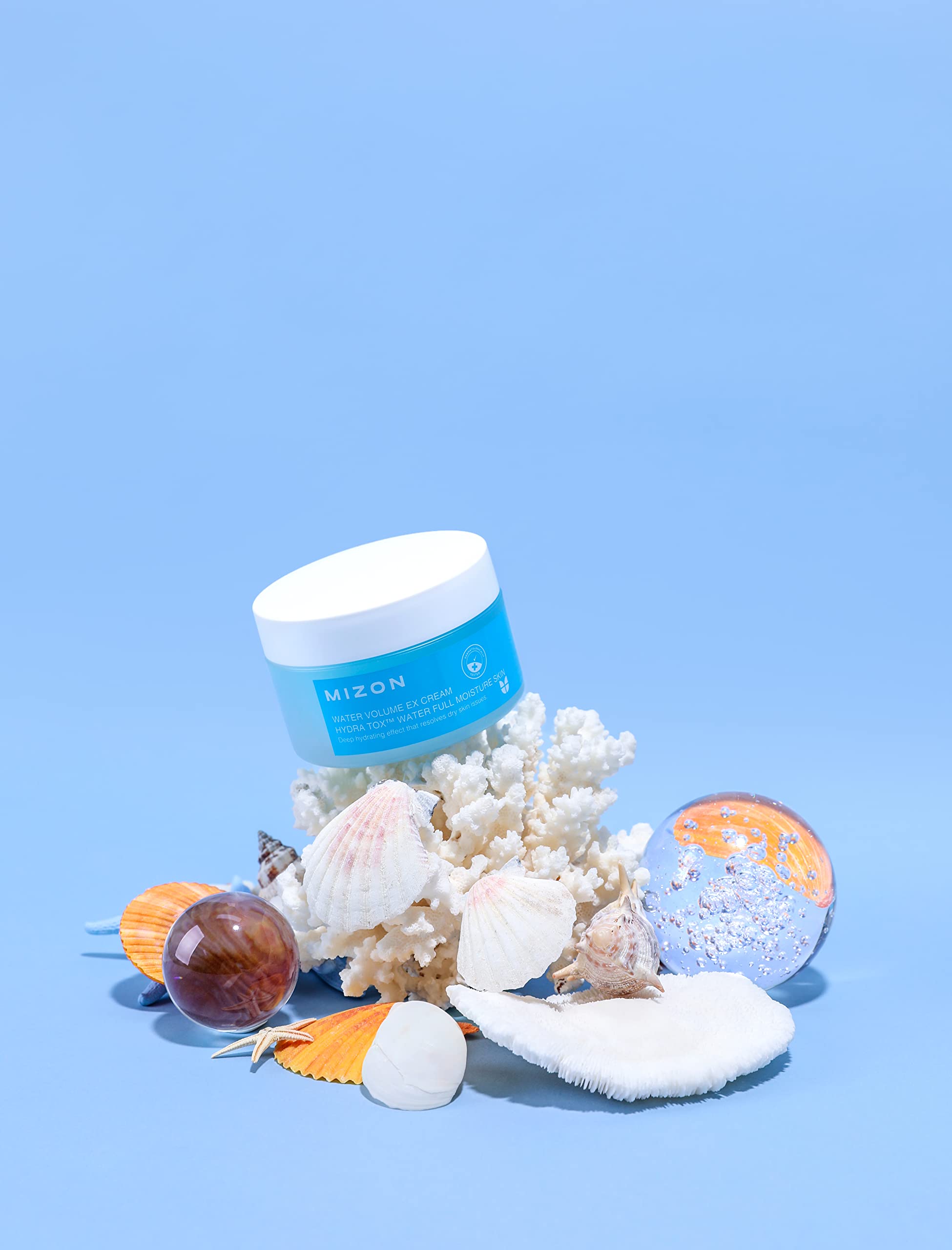 MIZON Water Volume EX Cream, Moisture Cream, Deep Hydration Cream, Soft Skin, Korean skin care (100ml/ 3.38 fl oz)