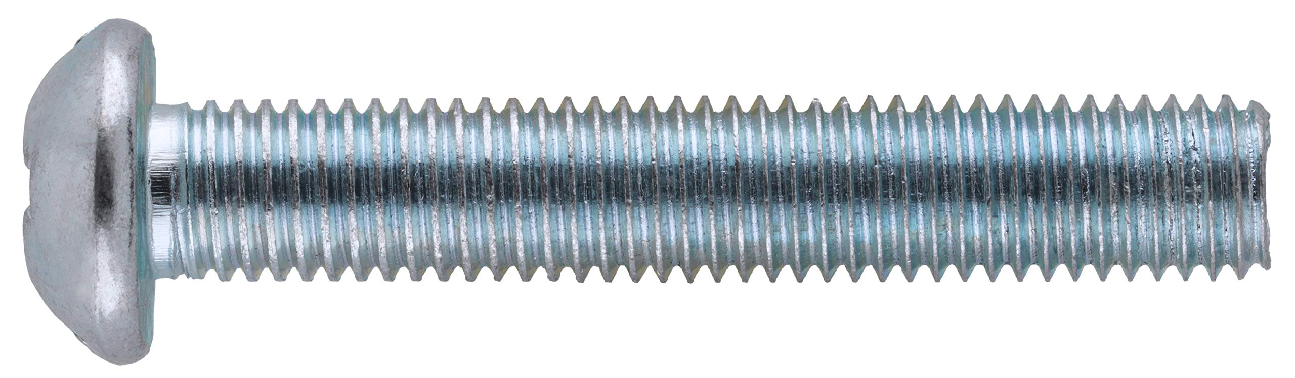 Hillman Group 90413 1/4-20-Inch x 2-1/2-Inch Combo, 100-Pack Zinc Round Head Combination Machine Screw, 1/4" x 2-1/2", 100 Pieces