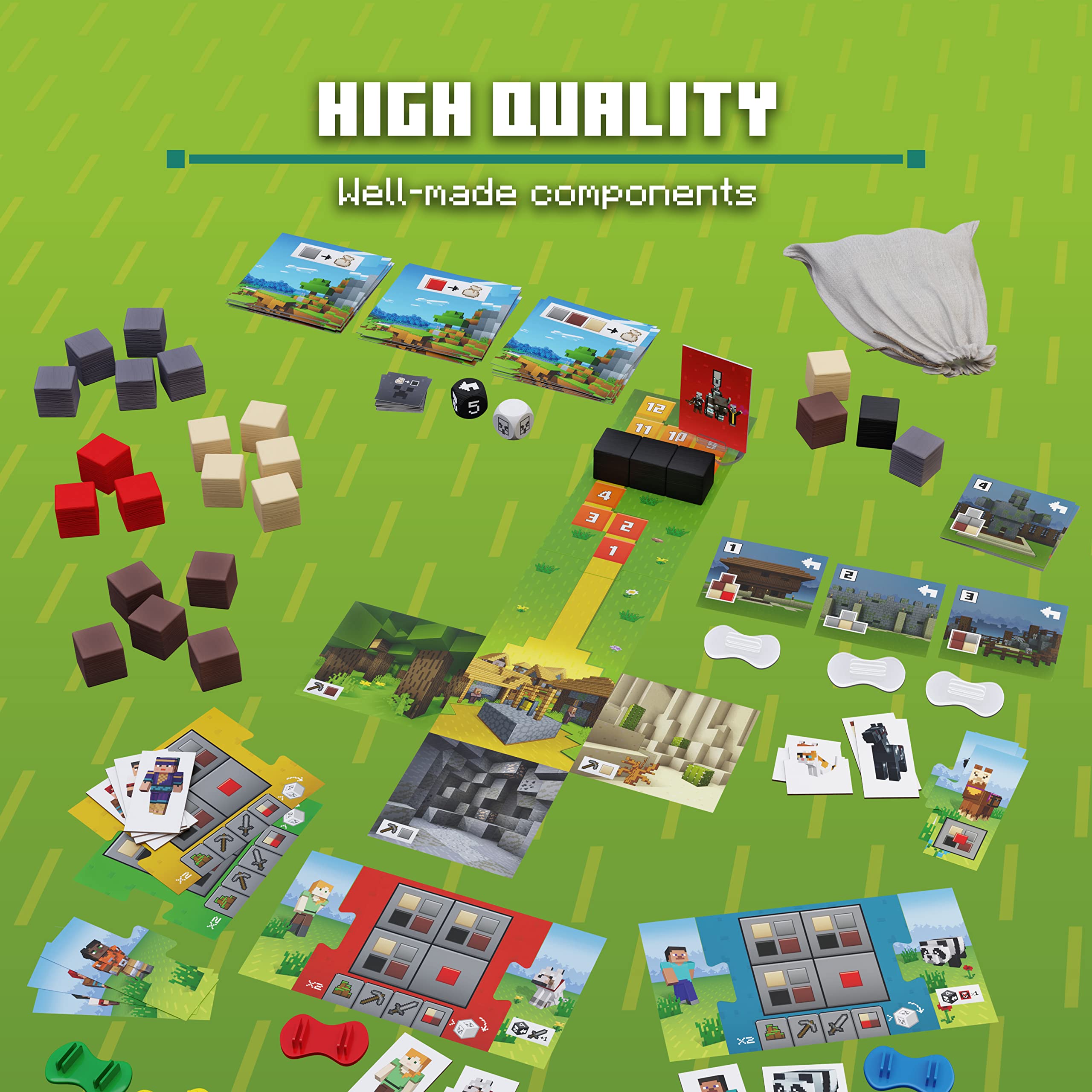 Ravensburger Minecraft Heroes of The Village | Cooperative Board Game | Exciting & Unpredictable | Perfect for Families and Minecraft Enthusiasts | Suitable for Kids & Adults