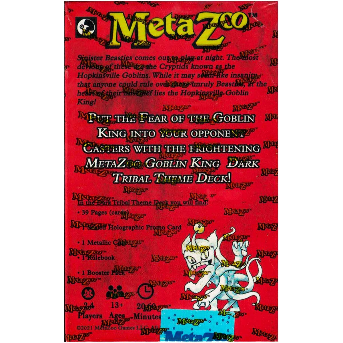 MetaZoo Cryptid Nation - Tribal Theme Deck (Hopkinsville Goblin King) (2nd Edition)