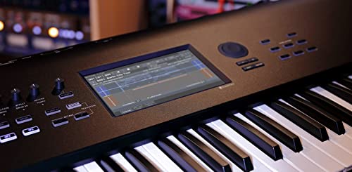 Korg Nautilus 61-Key Performance Synth Workstation Bundle with Sustain Pedal, MIDI Cables, and Austin Bazaar Polishing Cloth