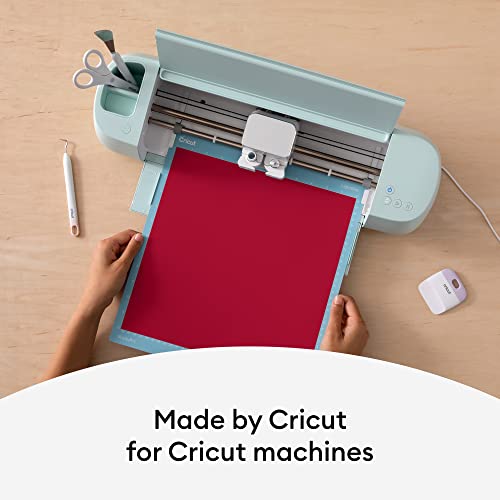 Cricut Everyday Iron On - 12β x 2ft - HTV Vinyl for T-Shirts - StrongBond Guarantee, Outlast 50+ Washes, Use with Cricut Explore Air 2/Maker, Red