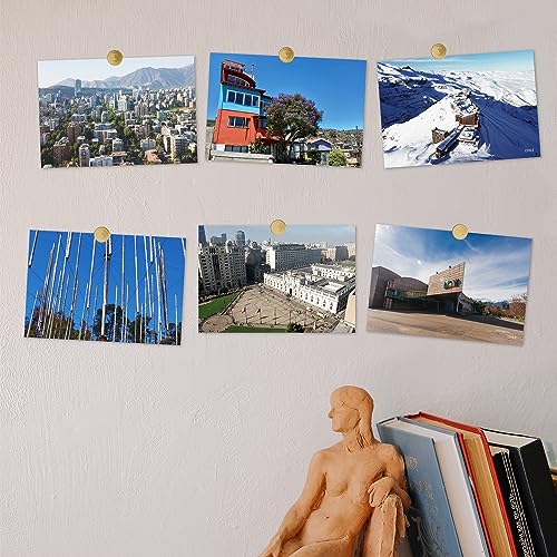 Dear Mapper Chile City Landscape Postcards Pack 20pc/Set Postcards From Around The World Greeting Cards for Business World Travel Postcard for Mailing Decor Gift