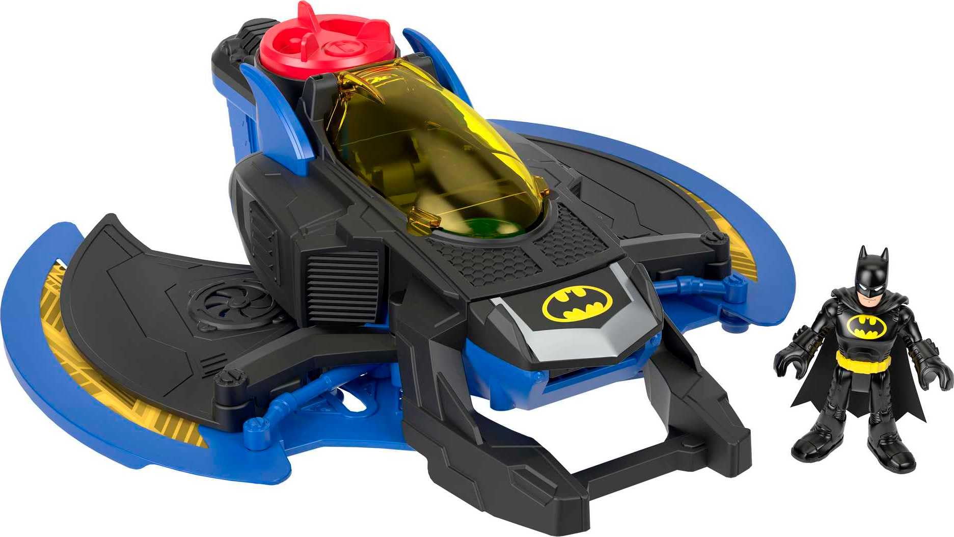 Fisher-Price Imaginext DC Super Friends Batman Toy Batwing Airplane & Figure Set for Preschool Pretend Play Kids Ages 3+ Years