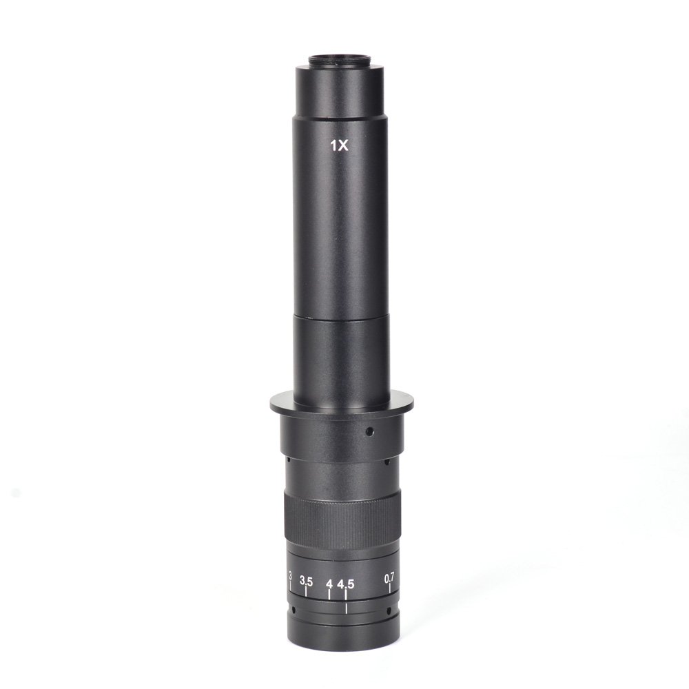 Monocular Max 300x Zoom C-Mount Glass Lens Adapter F/Industry Digital Microscope Camera Objective