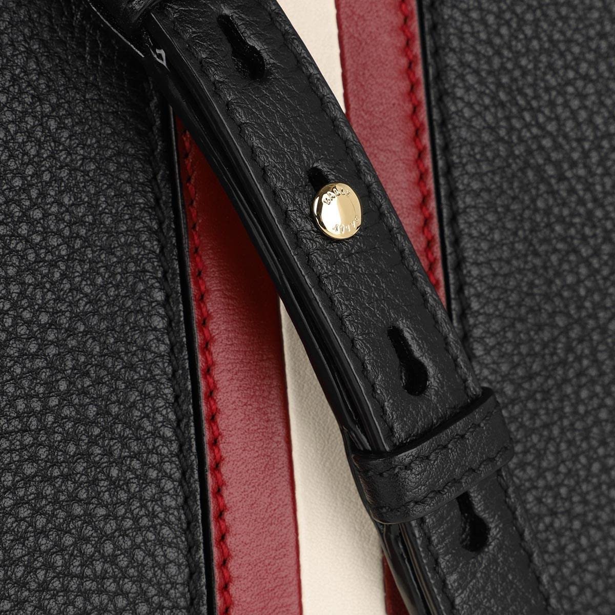 Bally Maddye Ladies 6232614 Black Leather Shoulder Bag