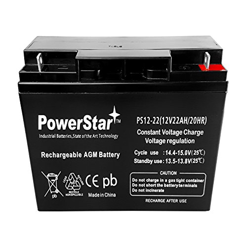 PowerStar 22AH Battery for 12V 18AH Jump n Carry JNC660 JNCAIR JNC 660 JNC4000