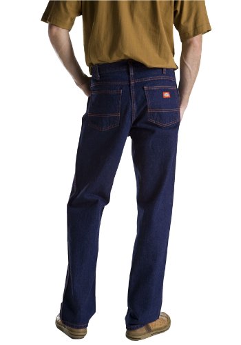 Dickies mens Big & Tall Regular-fit Five-pocket Work jeans, Indigo Blue, 46W x 32L US