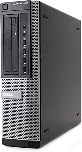 Dell Optiplex 7010 Desktop Computer - Intel Core i7 Up to 3.8GHz Max Turbo Frequency, 16GB DDR3, New 1TB SSD, Windows 10 Pro 64-Bit, WiFi, USB 3.0, DVDRW, 2X Display Port (Renewed)