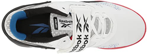 Reebok Men's Legacy Lifter II Cross Trainer, White/Black/Vector Red, 12
