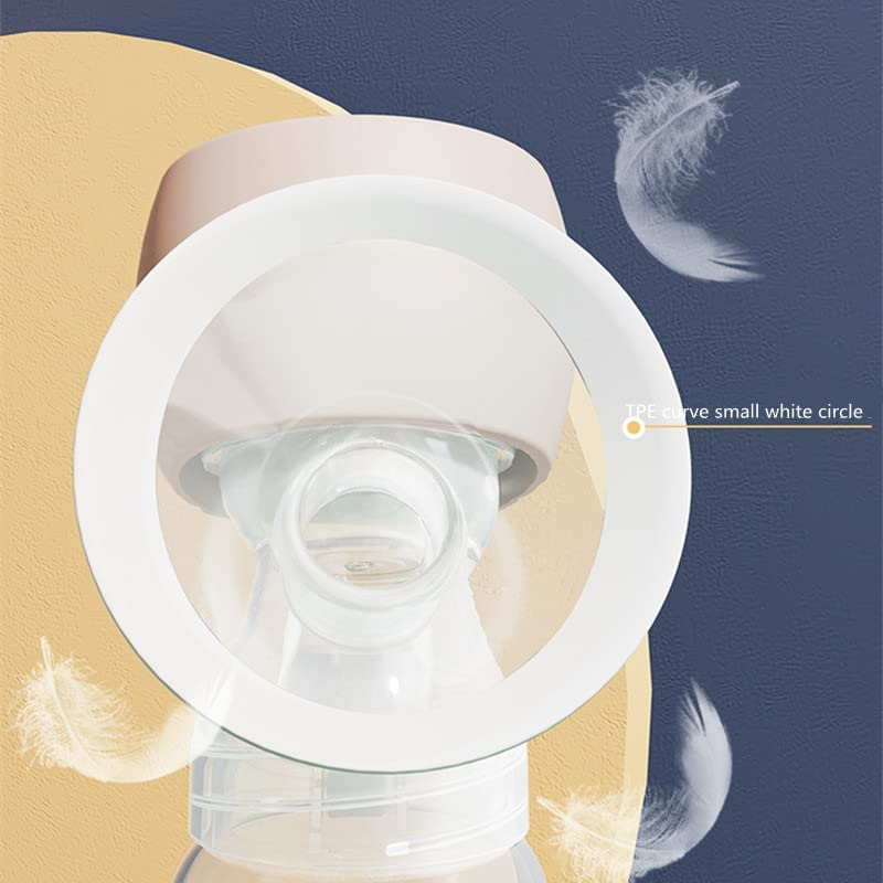 Electric Breast Pump with 10 Breastmilk Storage Bags, All-in-one Automatic Electric Breast Pump Painless Breast Massager,3 Modes, 9 Levels,Portable Breast Pump Strong Suction Power, Quiet, Pain Free