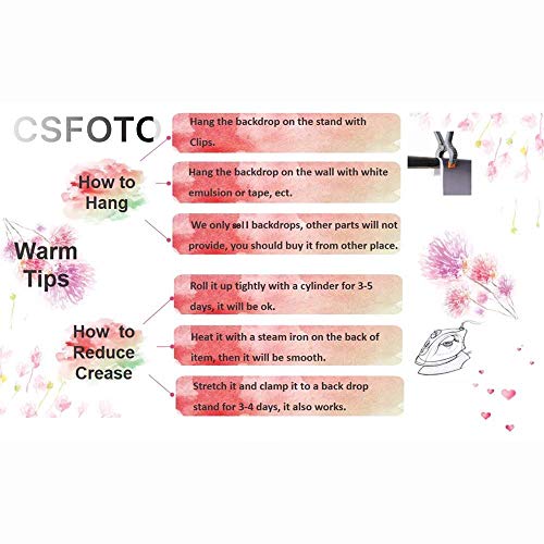 CSFOTO 8x6ft Wedding Backdrop for Cradle Ceremony Backdrop for Proposal Flowers Curtain Wedding Ceremony Banner Bridal Shower Background Mother's Day Backdrop Floral Marriage Backdrop