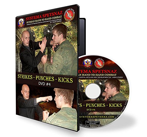 HAND-TO-HAND COMBAT DVD #4: Strikes - Punches - Kicks by Russian Systema Spetsnaz, Street Self-Defense Training DVD, Russian Martial Art Instructional Video