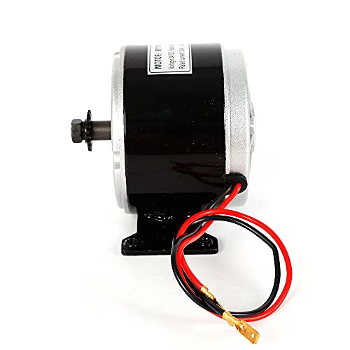 Electric Motor, 250W 24V DC Electric Brush Motor for DIY Electric Scooter E Bike Go Kart Mini Bike Quad