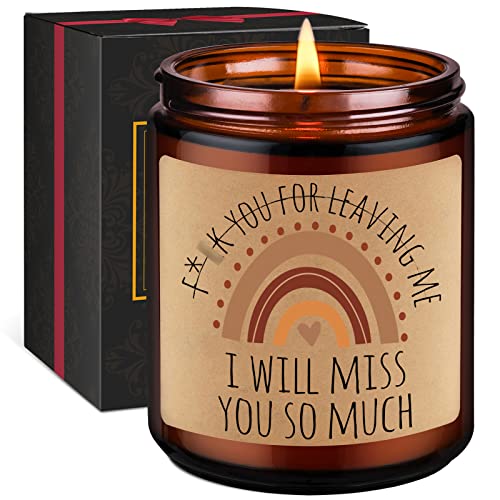 GSPY Retirement Candle, Farewell Gifts for Coworkers, Going Away Gifts for Friends, Coworker Leaving Gifts for Women, New Job, Miss You, Going Away Gift for Coworker, Goodbye Gifts for Coworkers, Men