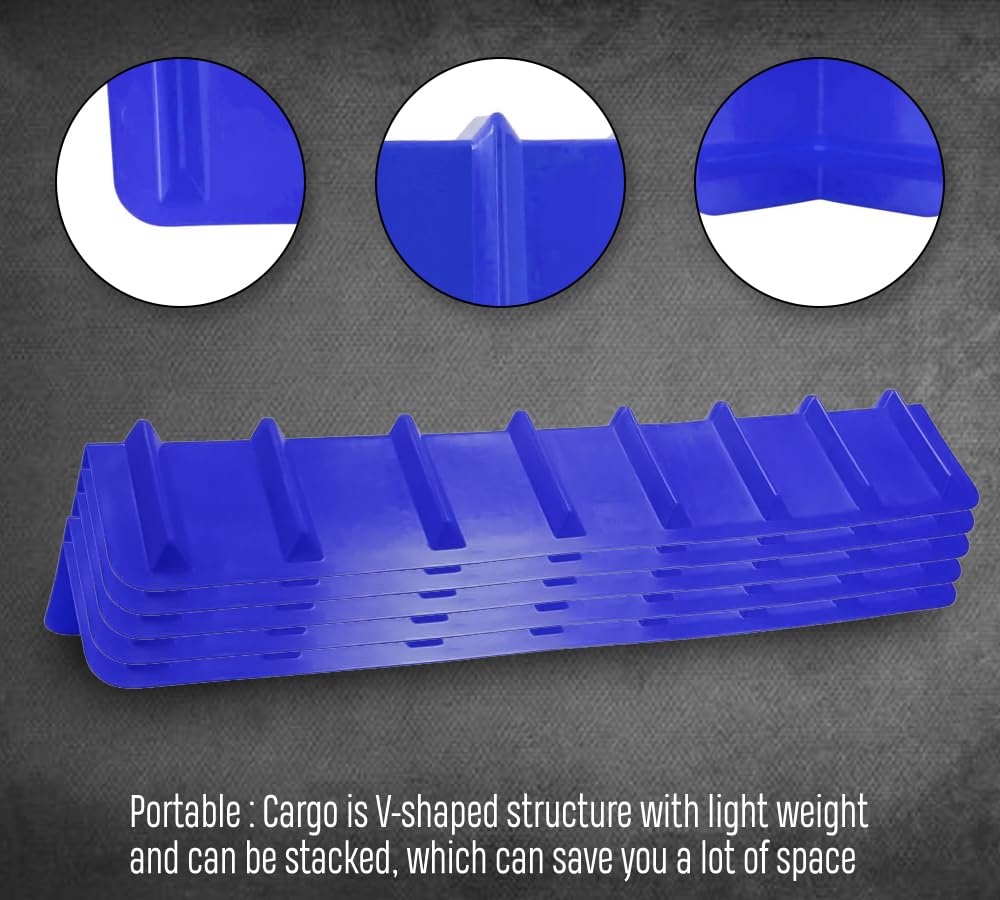 Mytee Products Blue Corner Protector V Shaped/V Edge Guard - 8" x 8" x 48" Inches