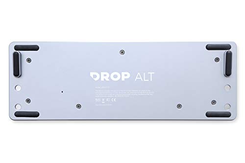 Drop ALT Mechanical Keyboard — 65% (67 Key) Gaming Keyboard, Hot-Swap Switches, Programmable Macros, RGB LED Backlighting, USB-C, Doubleshot PBT, Aluminum Frame (Halo True, Gray)