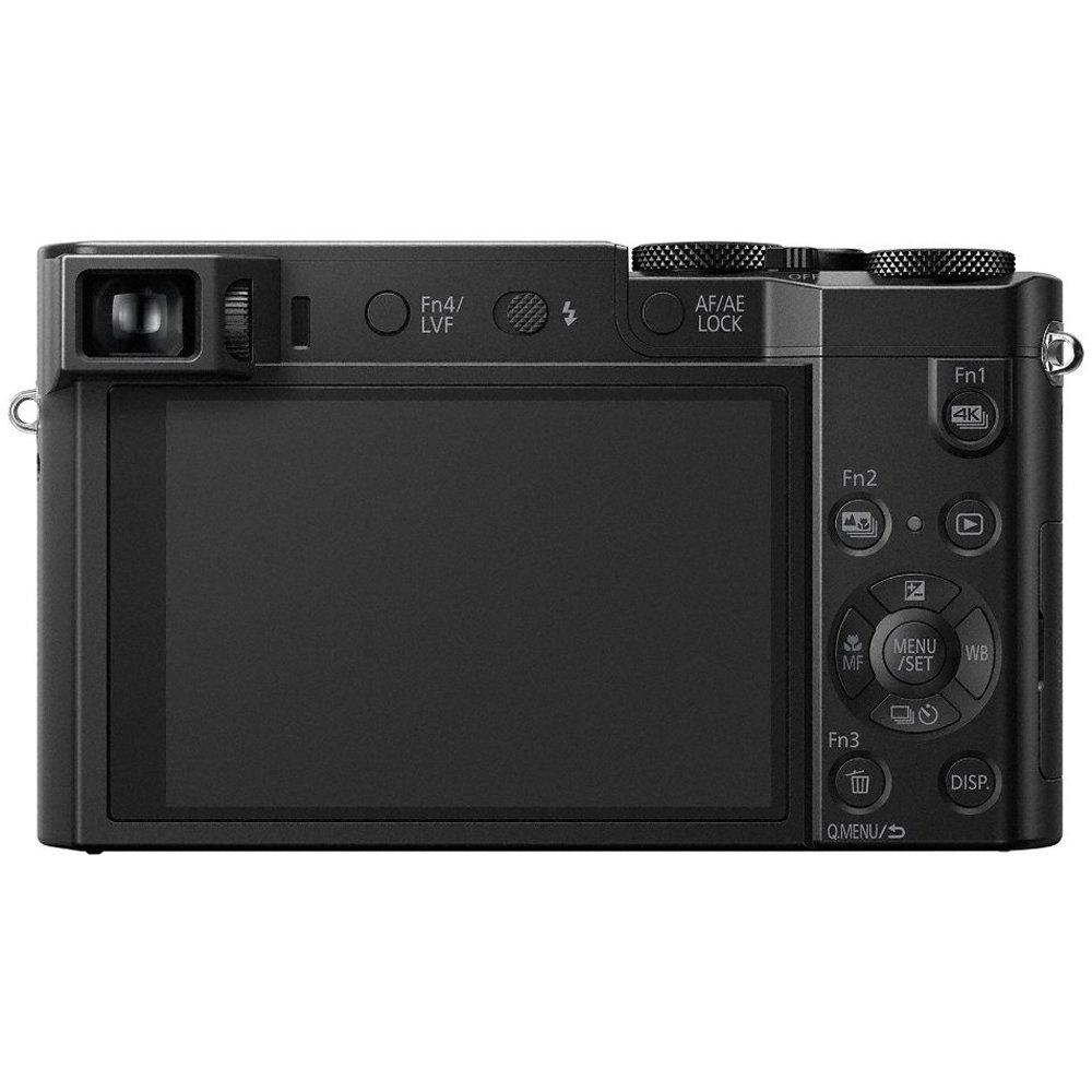 Panasonic ZS100 LUMIX 4K 20 MP Digital Camera with Wi-Fi Black Bundle with 16GB Memory Card, Camera Bag for DSLR, Flexible Mini Table-top Tripod, Battery and HDMI Cable