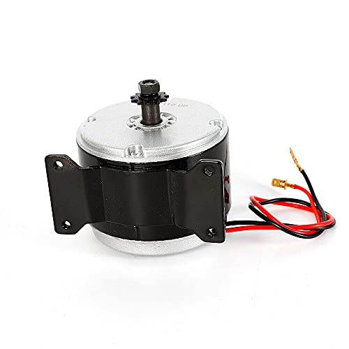 Electric Motor, 250W 24V DC Electric Brush Motor for DIY Electric Scooter E Bike Go Kart Mini Bike Quad