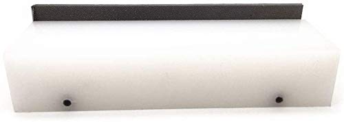 Jiayouy Guitar Fret File Edge Sanding Leveling File Luthier Tool White 90 Degree Fret Bevel - 7.1" x 1.5"