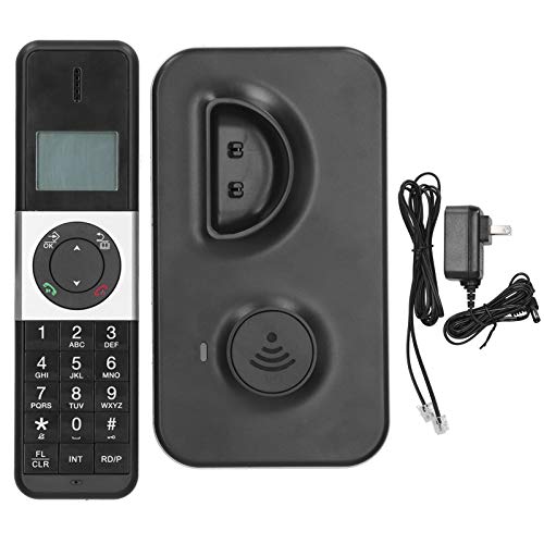 Cordless Desk Telephone for Home and Office Use, Cordless Phone System for Home or Small Business Digital Cordless Telephone Caller ID HandsFree Business Fixed Landline, 100β240V