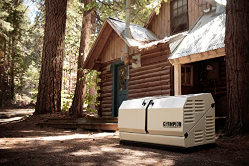 Champion Power Equipment 100177 8.5-kW Home Standby Generator with 50-Amp Outdoor-Rated Automatic Transfer Switch