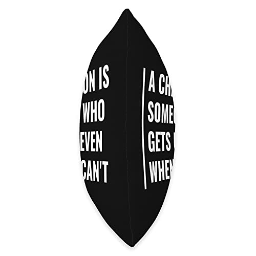 Champion Quotes and Champion Sayings Design Champion Gets Up Even When He Can't Throw Pillow, 16x16, Multicolor