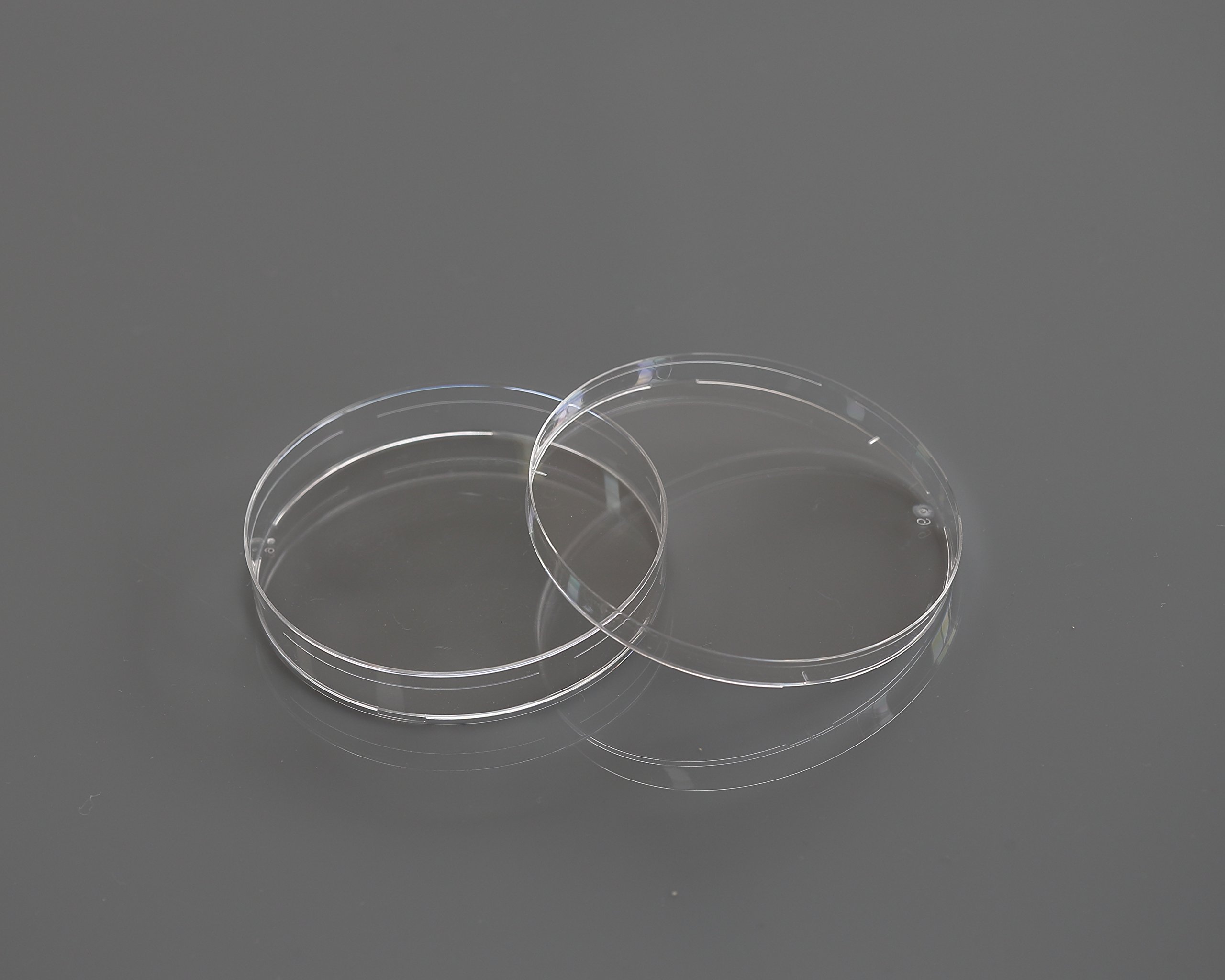 Nest Scientific 753001 Polystyrene Petri Dish, Semi-Stackable, Sterile, 100 mm x 15 mm, 20 per Bag, 500 per Case (Pack of 500)